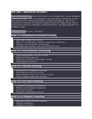 Electrical Circuits I Foundations Analysis Techniques And Course Hero