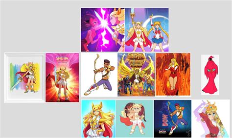 Quadro She Ra E As Princesas Do Poder Anime He Man Felina Elo7