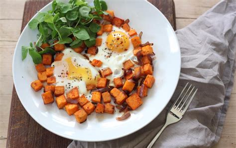 Patate Të Ëmbla Me Vezë Të Skuqura Receta E Thjeshtë E Plot Shëndet