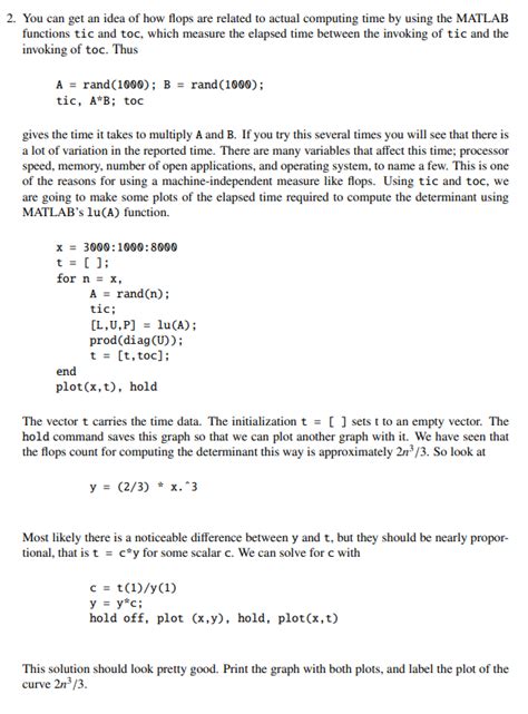 Solved Matlab Exercises Are For Linear Algebra And Its