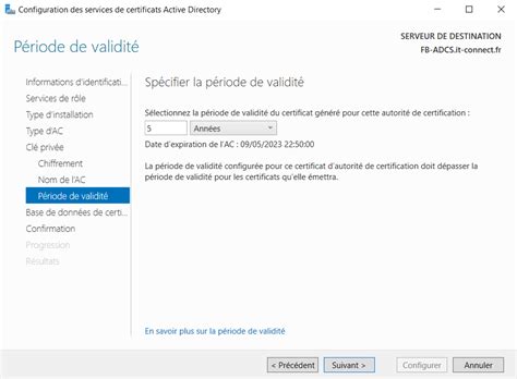 Adcs Créer Une Autorité De Certification Racine Sous Windows Server It Connect