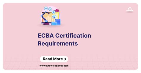 Ecba Certification Requirements Eligibility And Prerequisites