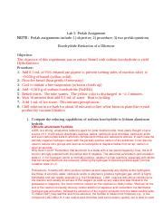 Prelab 5 Docx Lab 5 Prelab Assignment NOTE Prelab Assignments