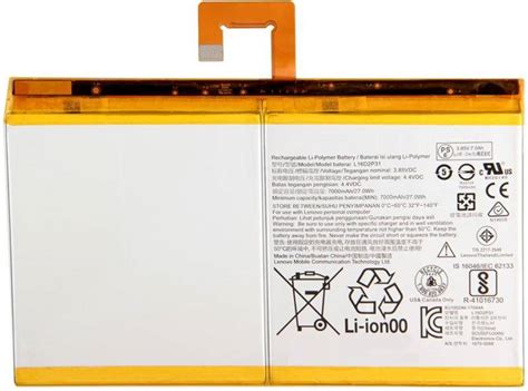 Ecart Mobile Battery For Lenovo Original Tab L16D2P31 4 10 / Tab 4 10 ...