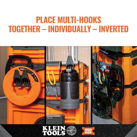 Modbox™ Multi Hook Rail Attachment 2 Pack 54816mb Klein Tools