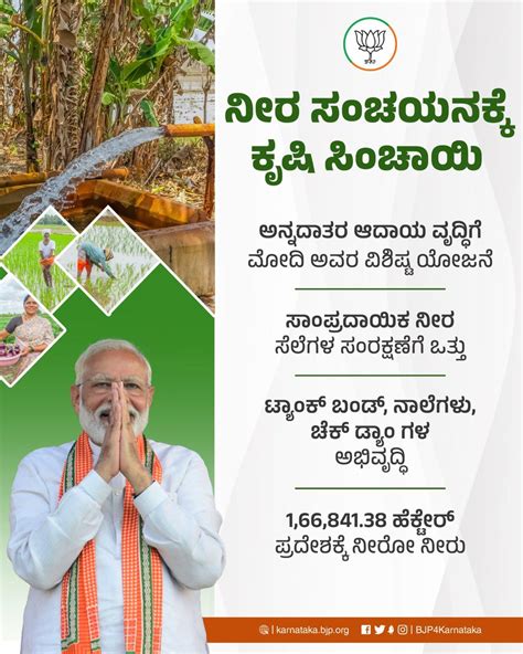 BJP Karnataka on Twitter ಕಷ ಸಚಯ ನಮಮ ಸಪರದಯಕ ನರನ ಸಲಗಳನನ ಸರಕಷಸವ ವಶಷಟ