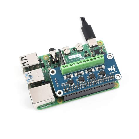 4 Ch Currentvoltagepower Monitor Hat For Raspberry Pi I2csmbus Interface