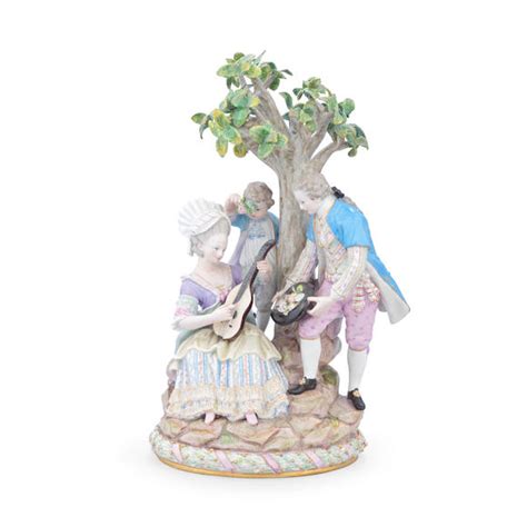 Bonhams A Late 19th Century Meissen Porcelain Figural Group Of A
