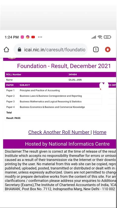Hello Connections Im Delighted To Share That Ive Cleared My Ca Foundation Exam In My Very