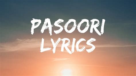 Pasoori Lyrics Full Song Ali Sethi ♪ Lyrics Cloud Tnt Lyrics