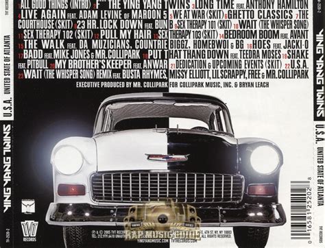Ying Yang Twins Usa United State Of Atlanta Cd Rap Music Guide