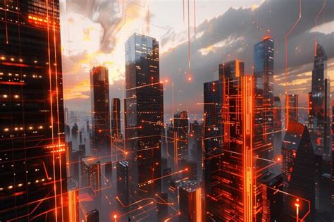 Premium Photo Experience The Synergy Of Technology And Urbanism Generative Ai