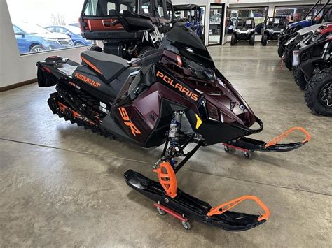2025 Polaris® 9r Switchback Assault 146 Matte Dark Cherry Gloss Black 629580 Midwest Motorsports