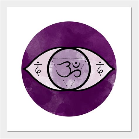 Ajna Chakra Wall Art Print Activate Your Intuition