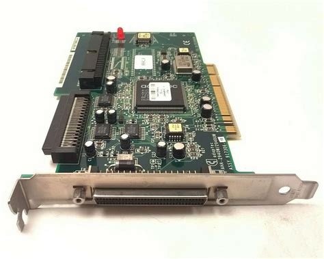Pulled Adaptec Aha 2940uw Scsi Adapter Controller Pci Card 50 Pin 68 Pin Ultra Wide 2940w
