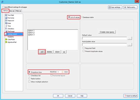 Types Of List Box Or Drop Down Box In Phprunner Mobitek System Corporate Blog