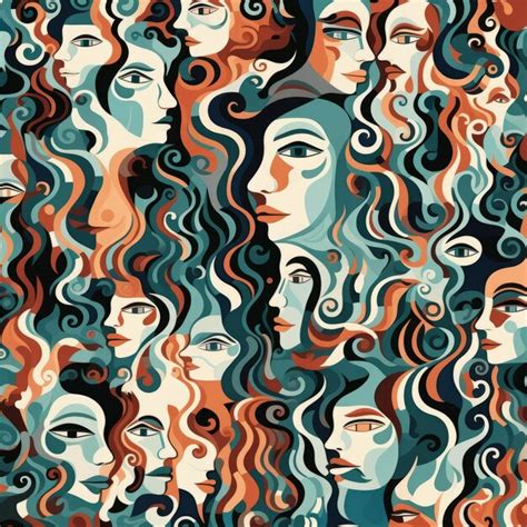 The Artistic Rhythm Of Graphic Design Exploring Patterns Of Humans