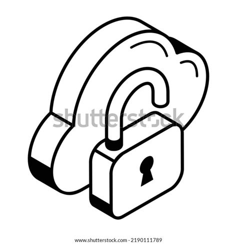 Fingerprint Authentication Icon Isometric Editable Design Stock Vector Royalty Free 2190111789