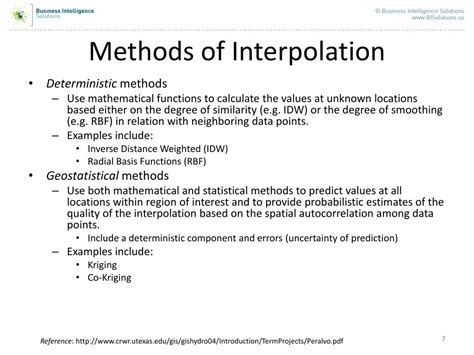 Ppt Spatial Interpolation A Brief Introduction Powerpoint Presentation Id 392496