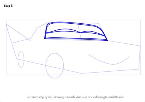 How To Draw Flo From Cars 3 Cars 3 Step By Step DrawingTutorials101