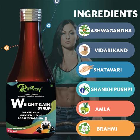 Buy Riffway Weight Gain Syrup Gain Weight The Right Way 100