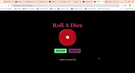 Azmat Ali Akbar On Linkedin Roll A Dice Nextjs Project Play With It All Is Html Css And