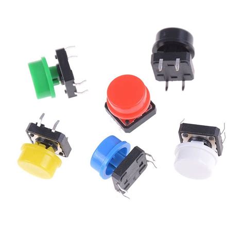 Chave Botão Push Button 12mm A Prova Dagua Bit Maker Arduinos
