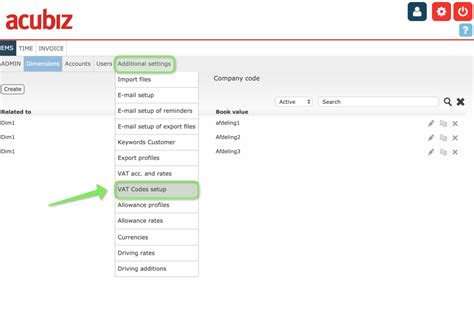 Define Vat Codes Acubiz Help Center
