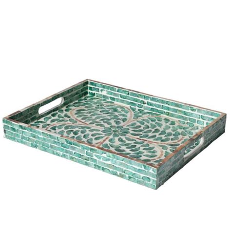 Turquoise Shell Tray Town And Country Interiors