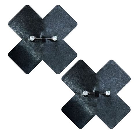 Peek A Boo Jewel Piercing X Nipple Cover Pasties Nevanude