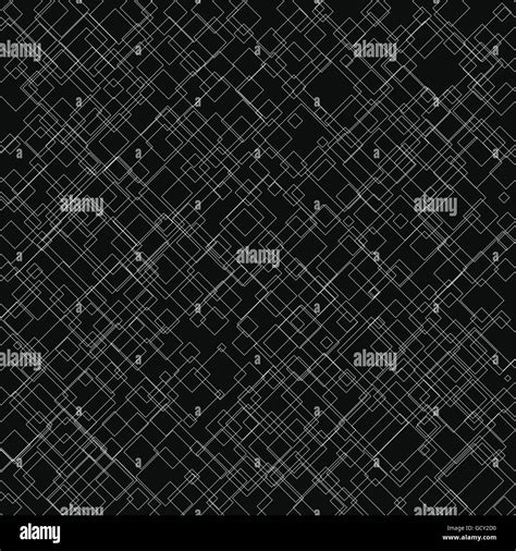 Pattern With Random Intersecting Squares Abstract Geometric Texture Stock Vector Image And Art