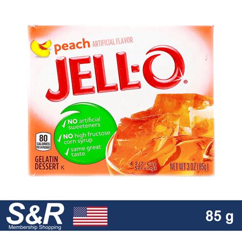Jell O Peach Gelatin Dessert 85g Lazada Ph