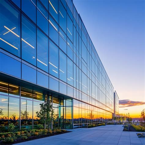 A Building With A Large Glass Facade That Says Quot The Word Quot On It