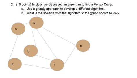 solved 2 10 points in class we discussed an algorithm to