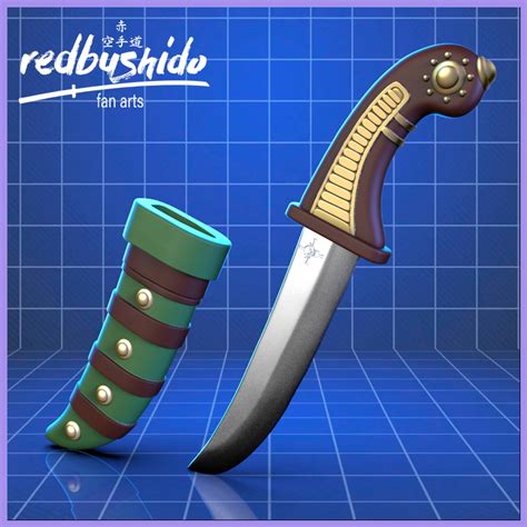 Archivo STL PORGAS D ACE KNIFE PROP. ONE PIECE・Diseño imprimible en 3D ...