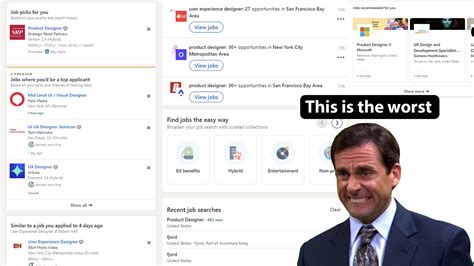 Hey Linkedin Ux Matters Even For Job Searching By Ashwin Mohan Ux