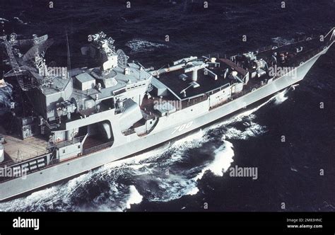 An Aerial Starboard Close Up View Of A Soviet Kara Class Guided Missile