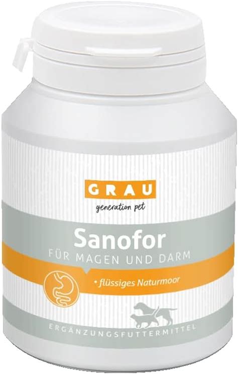 GRAU - das Original - Sanofor, Naturmoor zum Aufbau der Darmflora, für ...