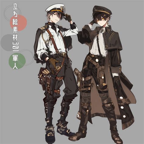 立ち絵素材301 軍人 いろはす Booth