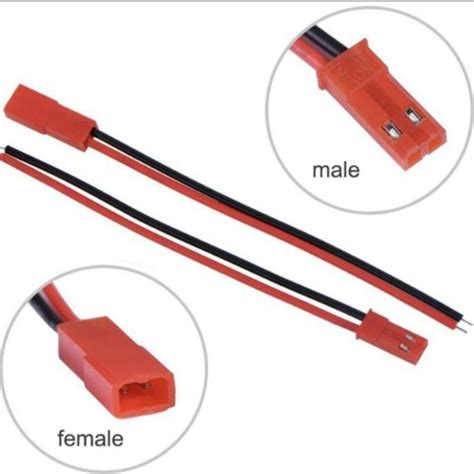 Jual Jst 2p Konektor Kabel Set Soket Terminal Baterai Lipo Socket