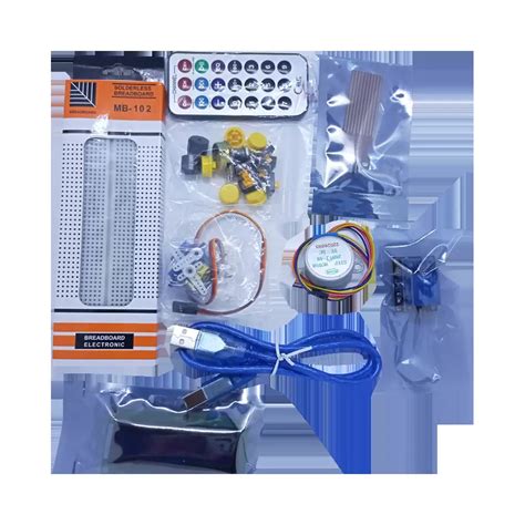 Kit Inicial Compatible Con Arduino Uno R3 Y Componentes Electronicos