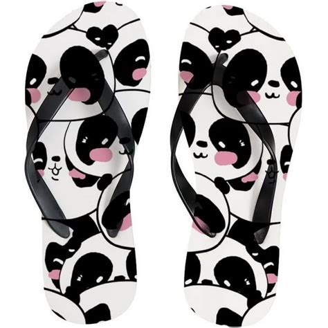 Freeamg Women Flip Flops Slippers Cute Cartoon Panda Animals Sandals