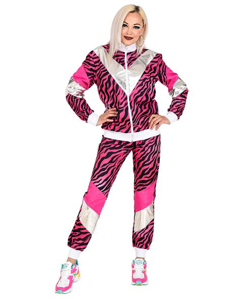 80s Pink Tiger Jogging Suit Buy For Carnival Horror