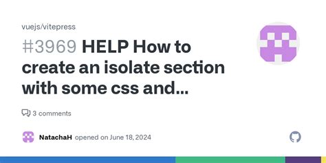 Help How To Create An Isolate Section With Some Css And Javascript