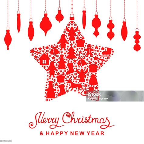 장식 별과 Baubles 크리스마스 카드 0명에 대한 스톡 벡터 아트 및 기타 이미지 0명 고드름 공휴일 Istock