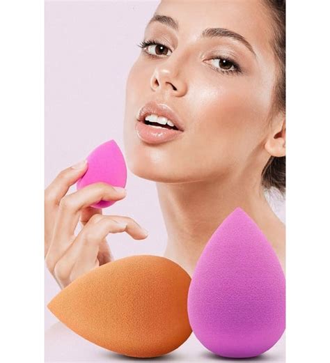 4 Adet Profesyonel Yüz Make up Makyaj Sürgeri Armut Şeklinde Tatlı Islak Kuru