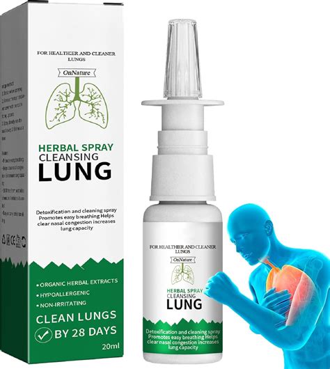 Lung Cleanse Nasal Spray Herbal Nasal Spray Lung Detox Herbal