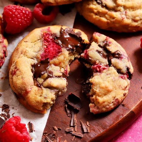Chewy Raspberry Chocolate Chip Cookies With Video Scientifically Sweet Chewy Raspberry Chocolate Chip Cookies With Video Scientifically Sweet