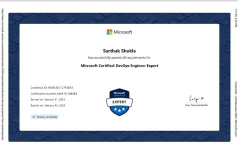Sarthak Shukla On Linkedin Microsoft Azure Devops