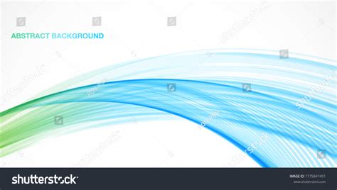Flow Curve Background Design Template Illustration Stock Vector Royalty Free 1775847491